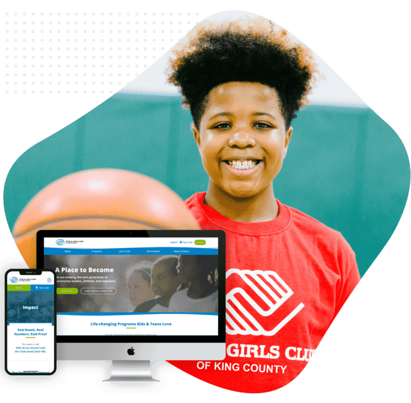 Nonprofit Web Design - Boys & Girls Clubs of King County
