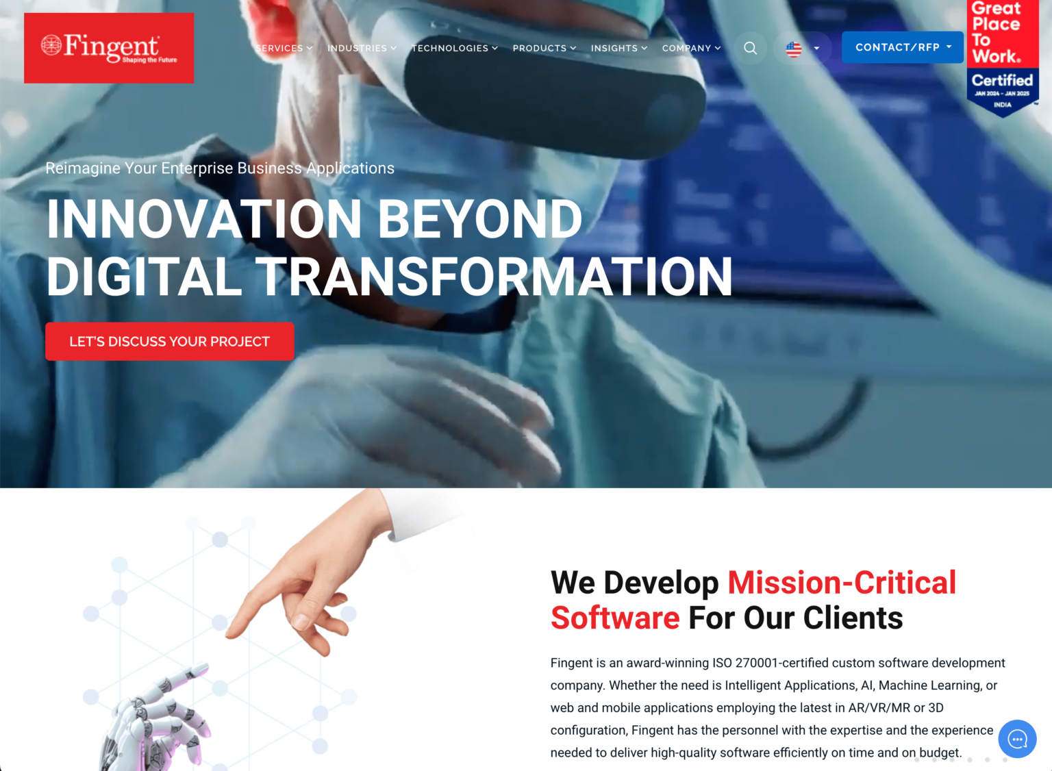 IT Company Website Design Agency | Templates & Examples